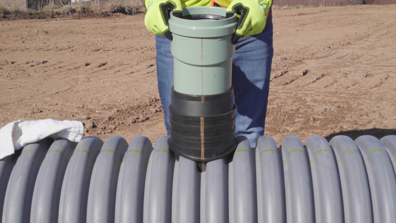 OneFit by Inserta Tee is a Stormwater Lateral Connector | ADS Pipe