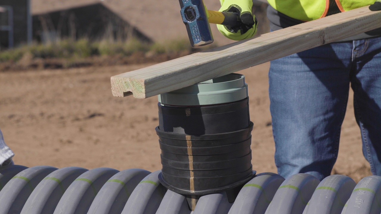 OneFit by Inserta Tee is a Stormwater Lateral Connector | ADS Pipe